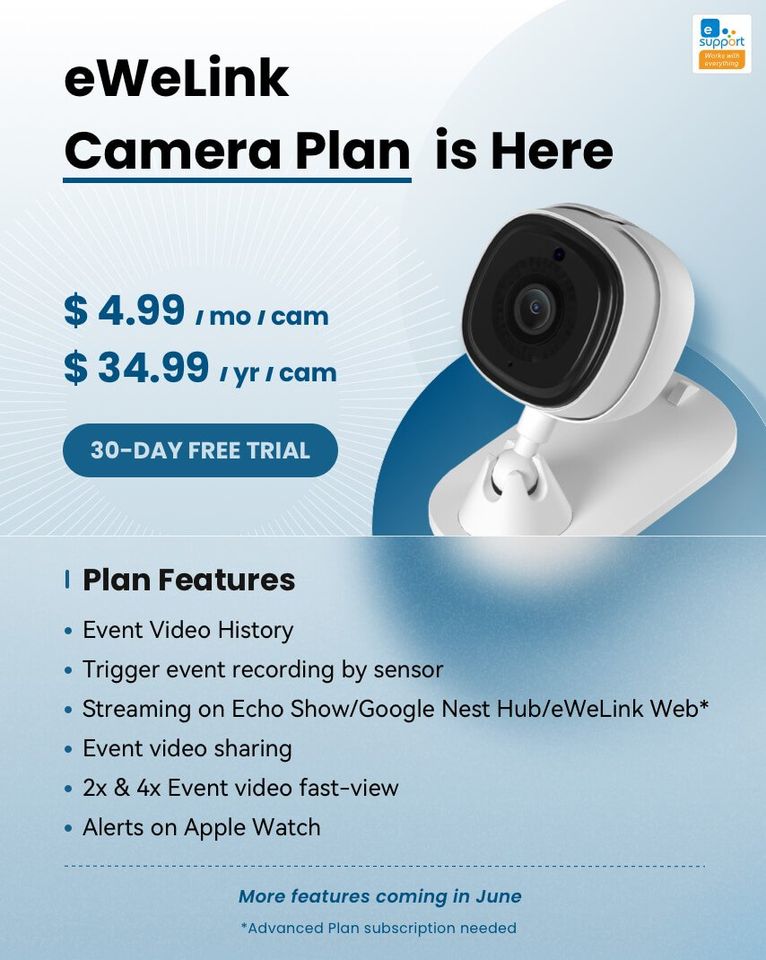 eWeLink Camera Plan